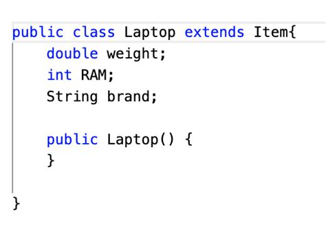 Solved Given The Java Class Item And Its Subclasses