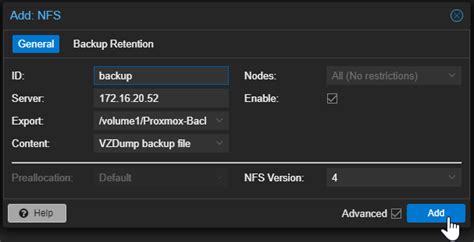 Proxmox Setup Nfs Share And Configure Backups Chnstech