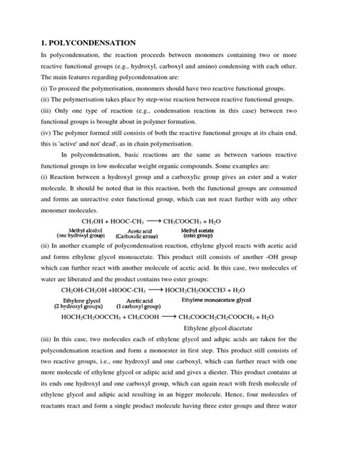 Unit 2 Pdf Copolymer Polymerization