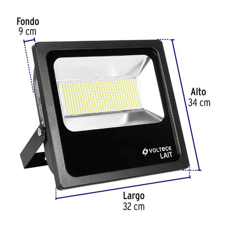 Ficha Tecnica Reflector delgado de LED W luz cálida Volteck