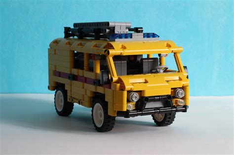 Lego Moc Uaz 452 Gas Service Truck By Paave Rebrickable Build With Lego