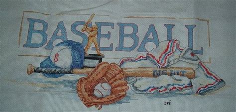Completed Janlynn 0870058 Baseball Counted By Designsbydre2012 35 00