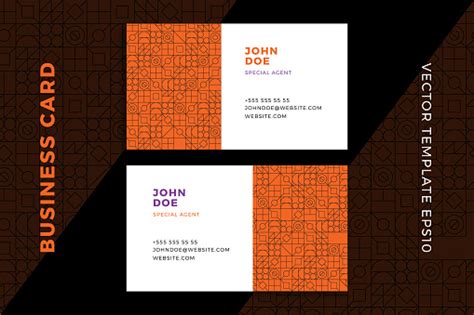 현대 추상 명함 어두운 템플릿 트렌디 한 최소한의 기하학적 패턴으로 기업 문구 모형 샘플 텍스트가있는 깨끗하고 간단한 벡터 편집 가능한 배경 Eps10 0명에 대한 스톡