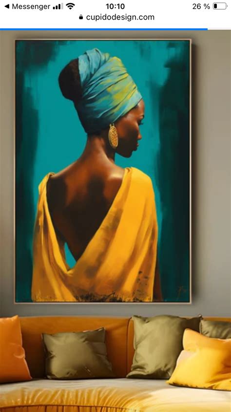 Épinglé Par Nat Guillaud Sur Tableau Peinture Femme Peinture Africaine Portrait Peinture