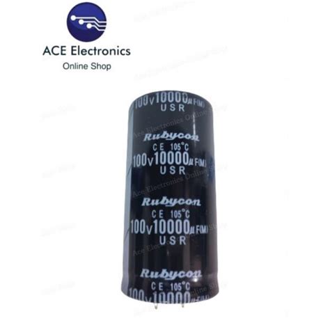 100V 10000uf ELECTROLYTIC CAPACITOR RUBYCON Sold Per Piece Lazada PH