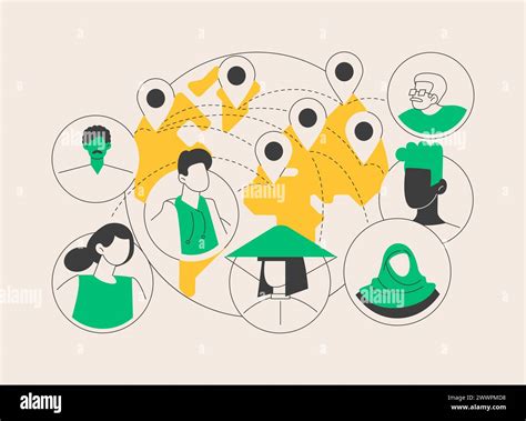 International Migration Abstract Concept Vector Illustration Stock Vector Image And Art Alamy