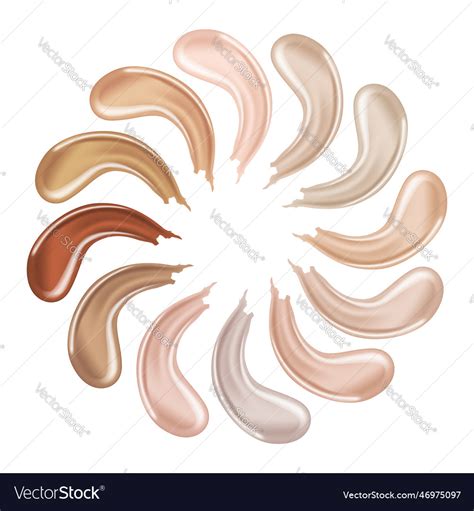 Liquid Fluid Make Up Foundation Or Makeup Vector Image