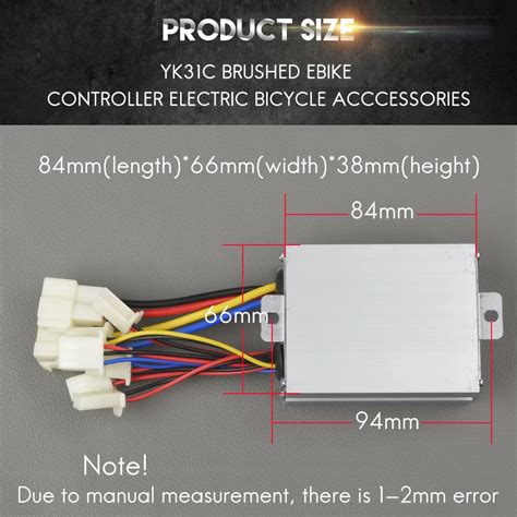 Produs 500w 24v36v48v Yiyun Yk31c Brushed Ebike Controller E