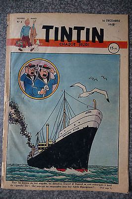 comicsvalue JOURNAL TINTIN N 8 1948 COTE BDM 50 à 100 HERGE