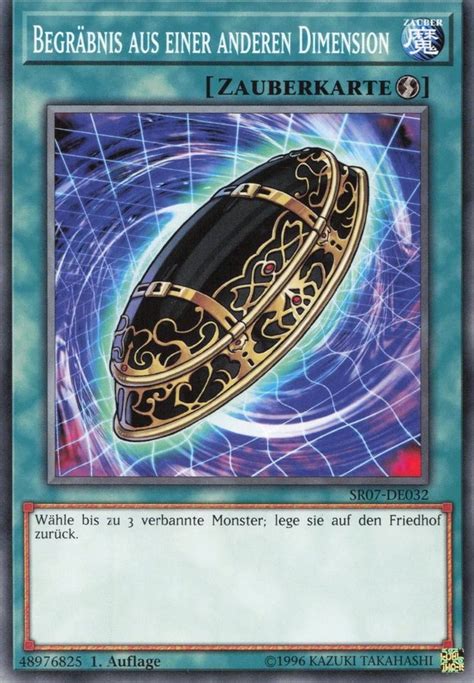 Recollectibles Sammelkarte Yugioh Karte Begräbnis Aus Einer Anderen