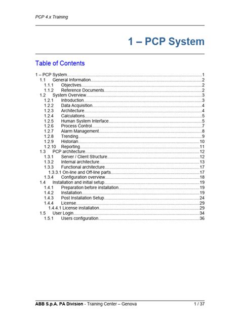 01 Pcp System Pdf Installation Computer Programs Windows Registry
