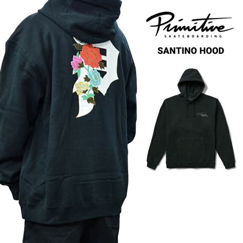楽天市場割引クーポン配布中 PRIMITIVE プリミティブ パーカー SANTINO HOOD スウェット フリース 長袖