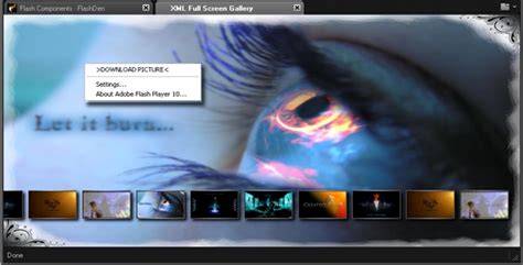 Xml Full Screen Resizeable Gallery As2 Image Viewers Flash Files