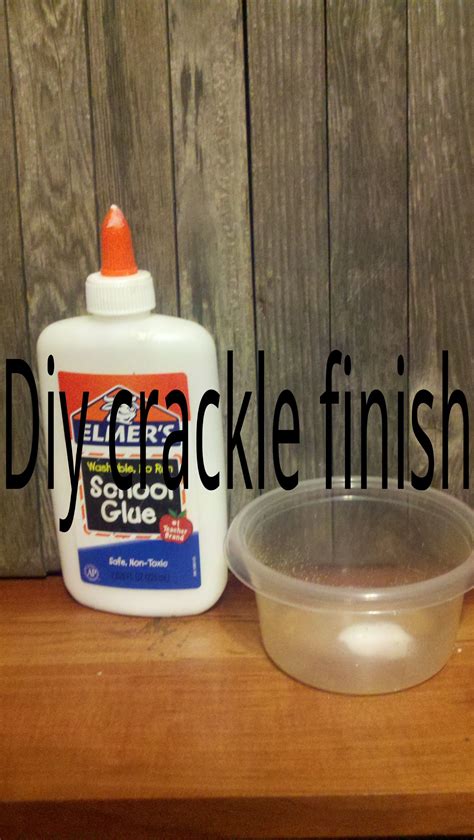 Diy Homemade Crackle Finish For Decorative Art Projects Primitive