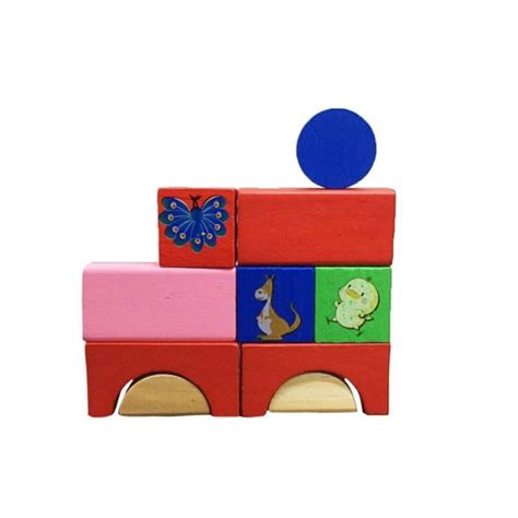 Promo Mainan Edukasi Anak Block Susun Block Kayu Wooden Block Isi 40
