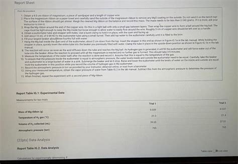 Solved 1 Ottain A 4 P Crn Nibbon Of Magnes Urr A Picce Of