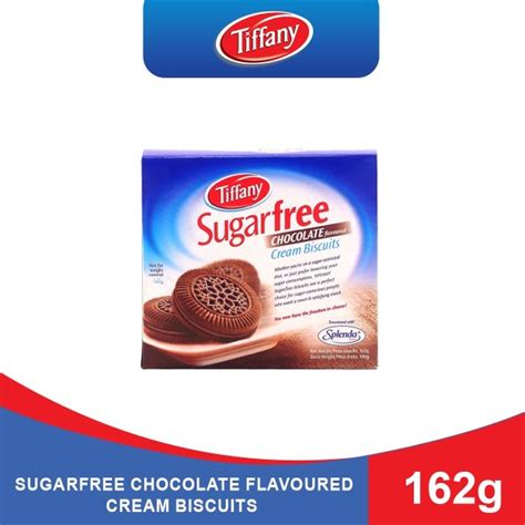 Tiffany Sugar Free Chocolate Flavoured Cream Biscuits 162g