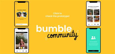 Ux Ui Design Bumble Community On Behance