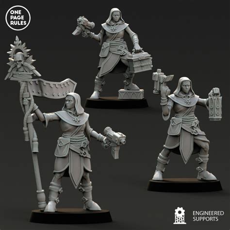 3d Printable Blessed Sisters Release 3 By One Page Rules