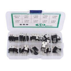 Kit Reguladores De Voltaje 50 Piezas 10 Valores UNIT Electronics