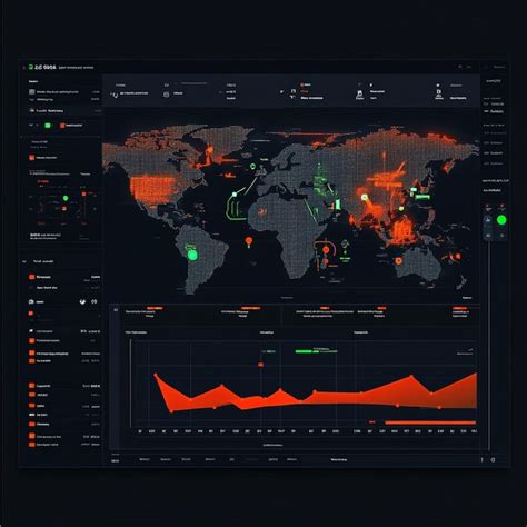 Threat Detection Dashboard Showing Realtime Alerts And Analysis Premium AI Generated Image