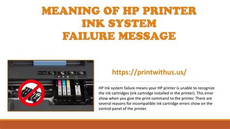 PPT Fix HP Printer Ink System Failure Message Printwithus PowerPoint Presentation ID