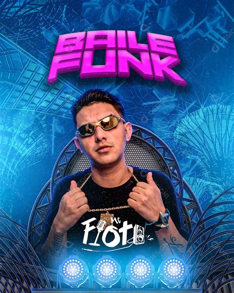 Flyer Show Baile Funk Mc Fioti Social Media Psd Editável Download