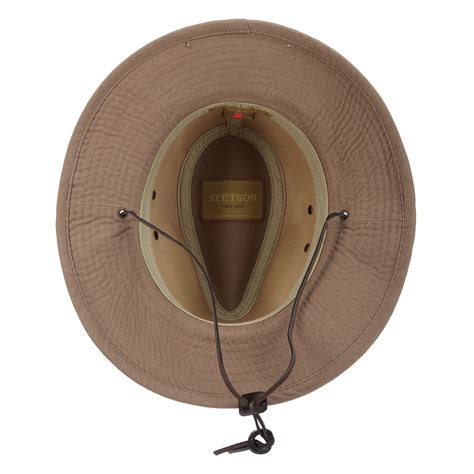 Stetson Garment Washed Twill Safari Hat Explorer Hats