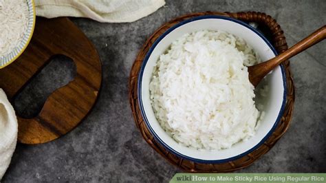 5 Ways To Make Sticky Rice Using Regular Rice Wikihow