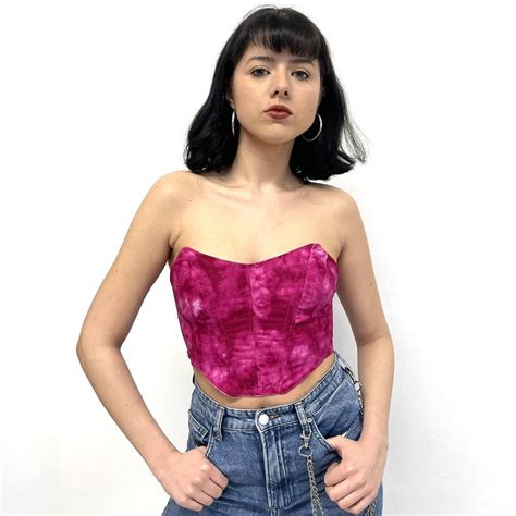 Batik Pink Corset Top 💗🌸 • Luxe Range • Limited Depop