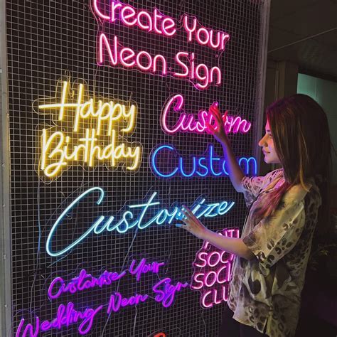 Buy Custom Neon Signs Neon Signs For Wall Decor LED Lights For Bedroom Wedding Birthday Party