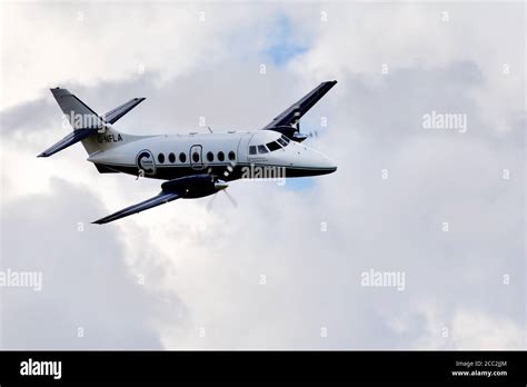 Cranfield University British Aerospace Jetstream G NFLA Airborne At Shuttleworth Drive In