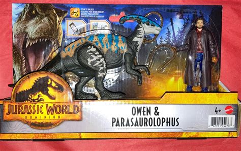 Jurassic Park Parasaurolophus Toy Jurassic World Dominion Owen And