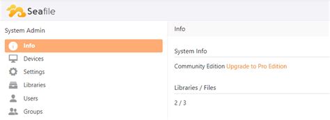 Seafile Pro Shows As Community Or Something Else Wrong Seafile