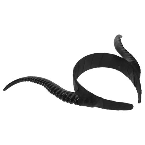 Black Devil Horns Headband Bull Demon Cosplay Halloween Party Costumes
