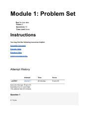 Chem Module Problem Set Pdf Module Problem Set Due No Due Date Points Questions
