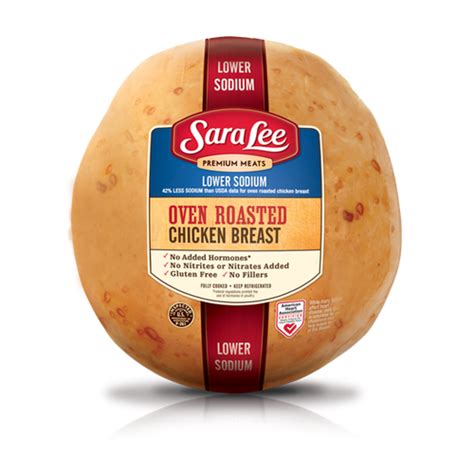 Sara Lee Lower Sodium Oven Roasted Chicken Breast Food Library