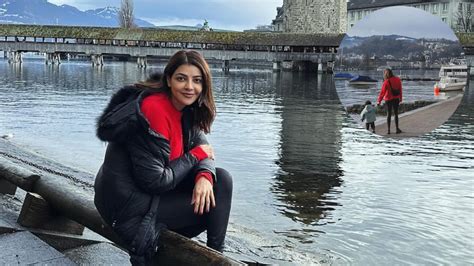 Inside Kajal Aggarwals Winter Vacation With Son Neil See Photos Iwmbuzz