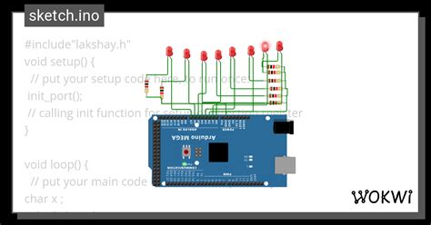 Esp2 Practise Led On Wokwi Esp32 Stm32 Arduino Simulator