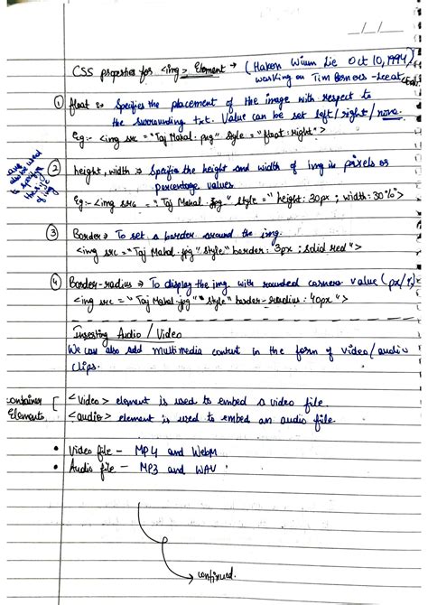 SOLUTION HTML Inserting Images And Lists Class 8 Full Explanation Studypool