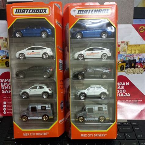 Matchbox Mbx City Drivers Set Of 5 Shopee Malaysia