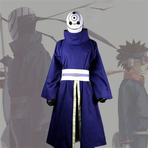 Anime Naruto Shippuden Uchiha Obitomadara Cosplay Costume Halloween