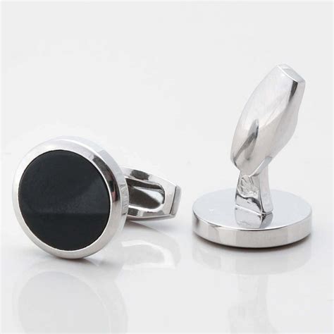 Onyx Cufflinks By Badger And Brown The Cufflink Specialists
