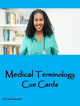 Medical Terminology Cue Cards By 2cute Classrooms Tpt