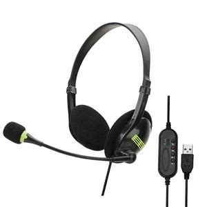USB Headphones With Microphone PC Computer Headset