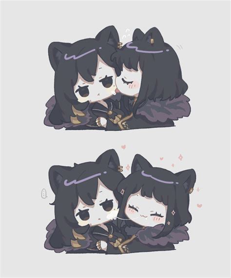 Beautiful Relationship Between Two Black Cat Project Moon R