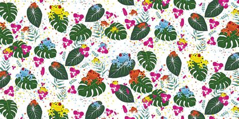 Poison Dart Frog Pattern Stock Illustrations 101 Poison Dart Frog
