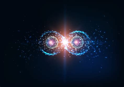 Premium Vector Futuristic Infinity Symbol Quantum Entanglement