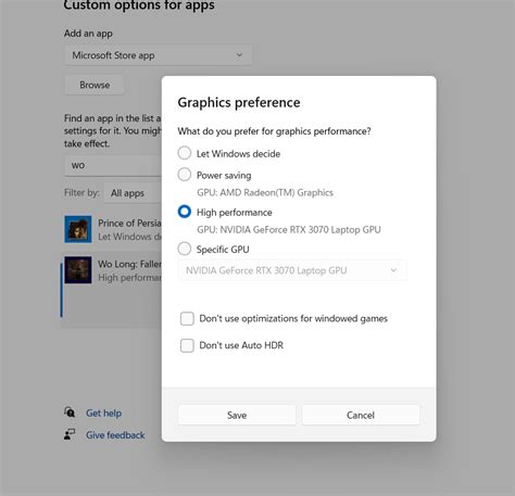 Xbox Game Pass Pc Graphic Processor Slection Failed R