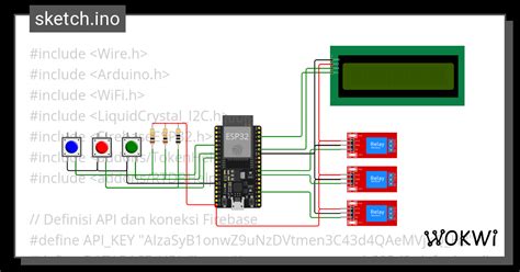 ESP32 Control Motor 3 Phase Way Delta Starting Copy Wokwi ESP32 STM32 Arduino Simulator